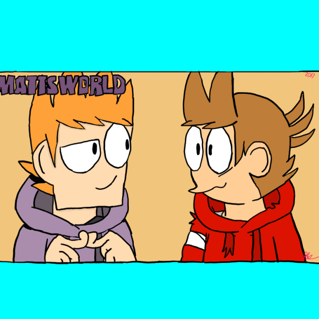 Mattsworld- Matt and Tord redraw - ibisPaint