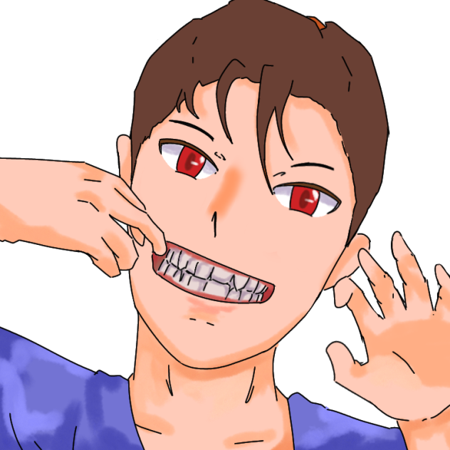 I tried to draw teeth - ibisPaint