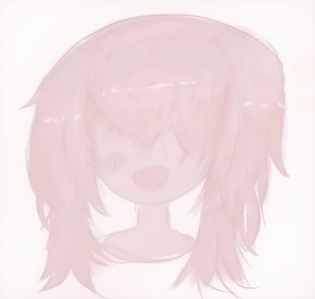 simple hair rendering - ibisPaint