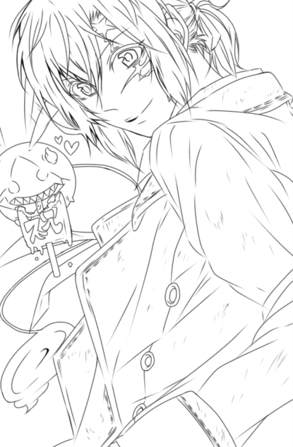 Allen Walker 線画 - ibisPaint