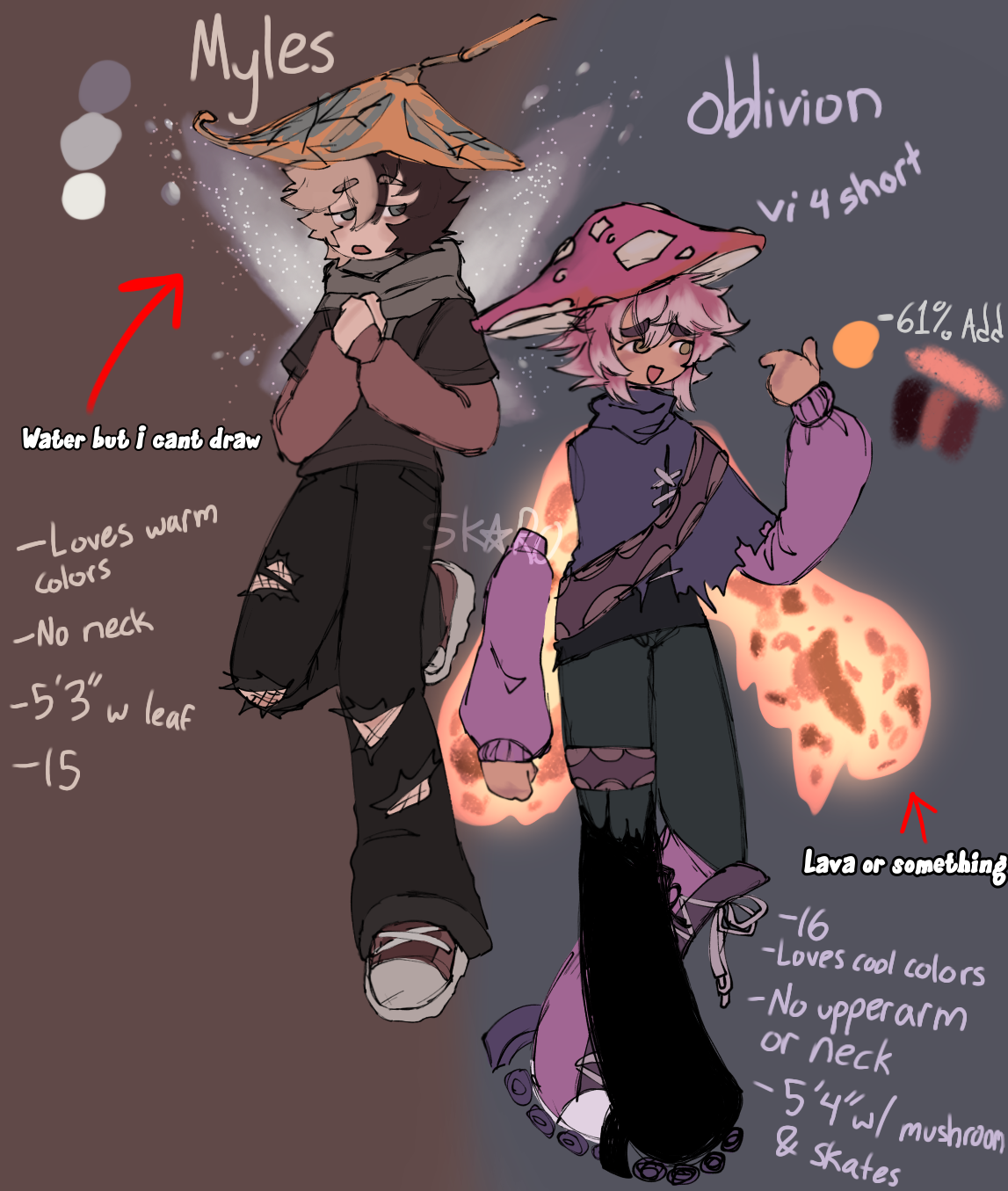 KINDA QUICK OC REFS - ibisPaint