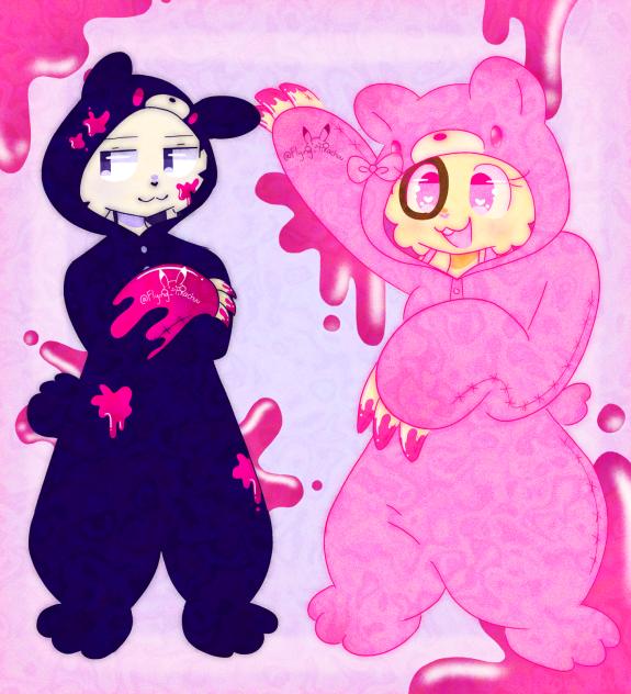 Gloomy Bunnies 🐰🩸 - ibisPaint