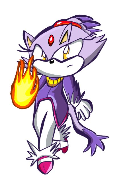 Sonic Battle-Blaze - ibisPaint