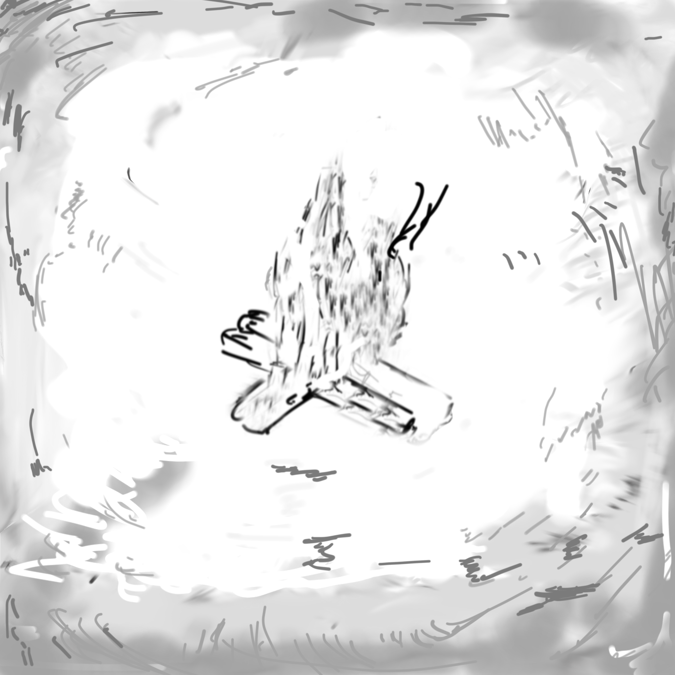 camp fire😀 - ibisPaint