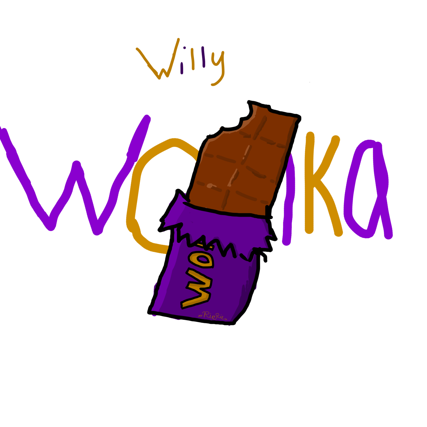 Wonka Bar - ibisPaint