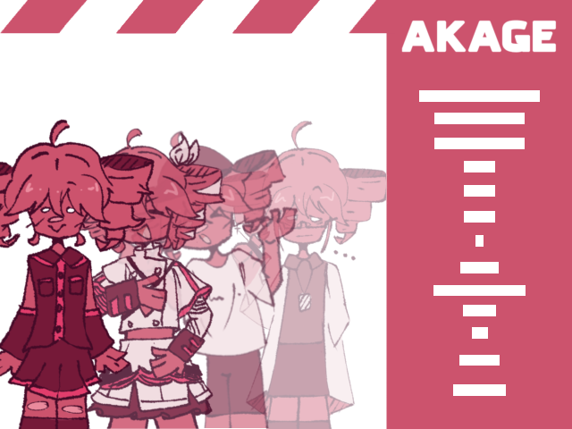 AKAGE MEME animation - ibisPaint