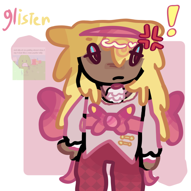 wip glisten gijinka design - ibisPaint