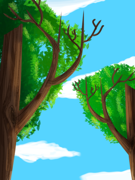 savanna tree - ibisPaint