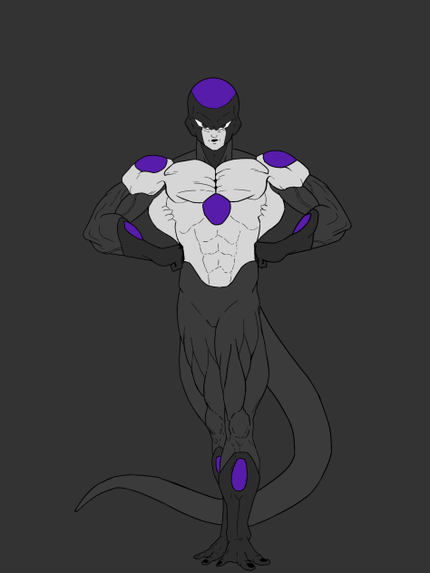 black frieza lat spread - ibisPaint