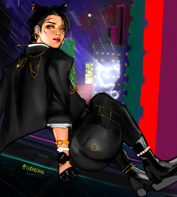 Alley cat ! JIMIN - ibisPaint