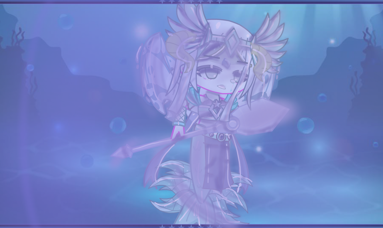 my MC design (mermaid AU) - ibisPaint