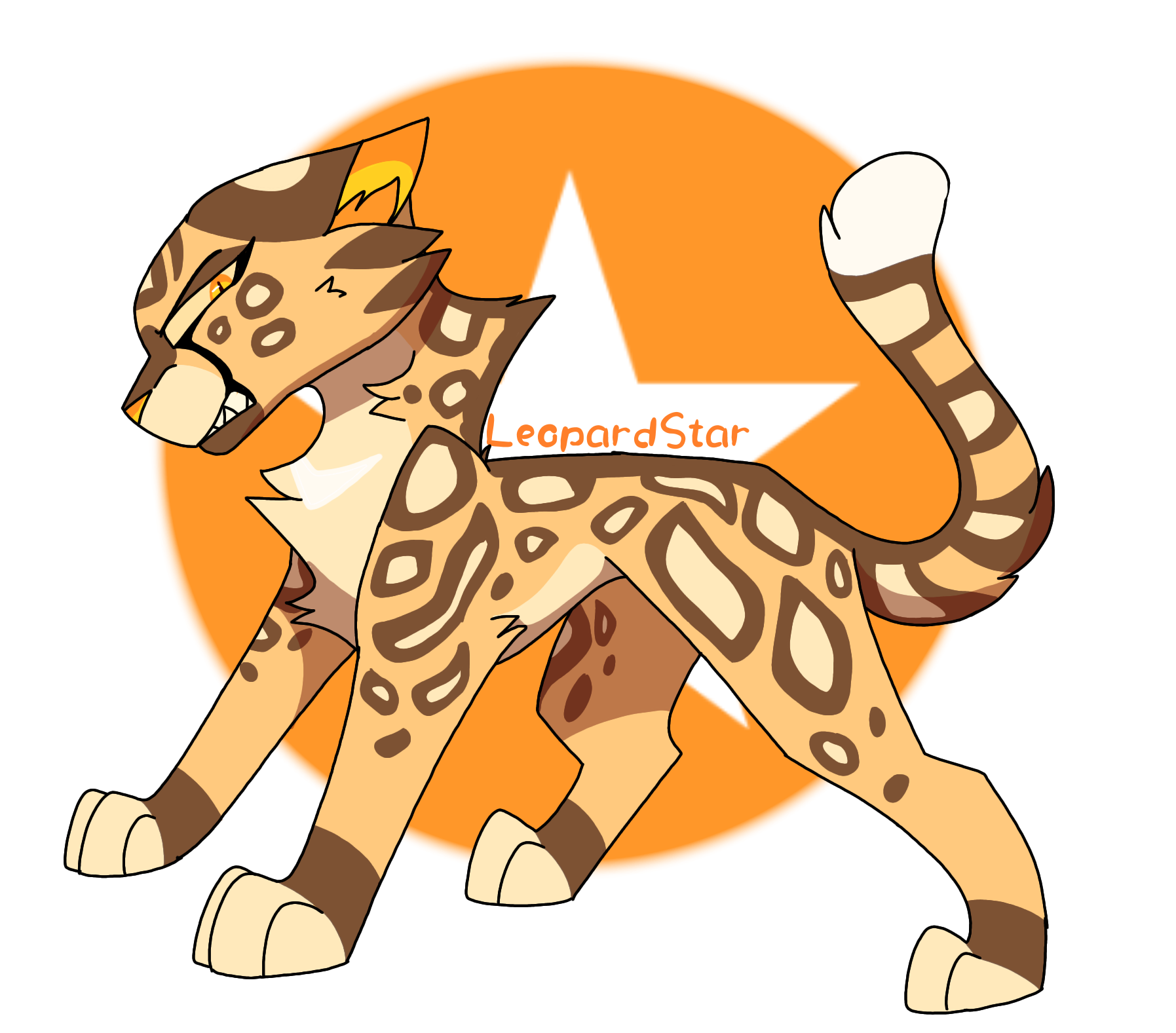 New design for LeopardStar - ibisPaint