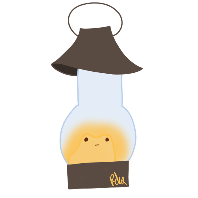 Frog lamp - ibisPaint