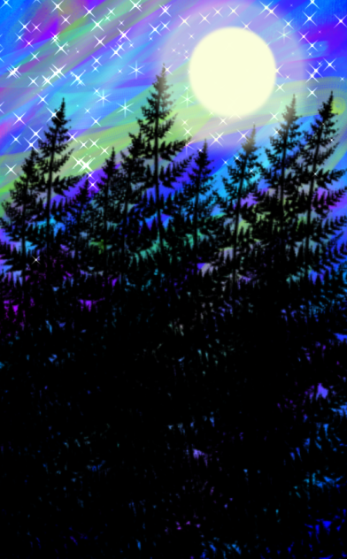 paisaje de noche n°10 - ibisPaint