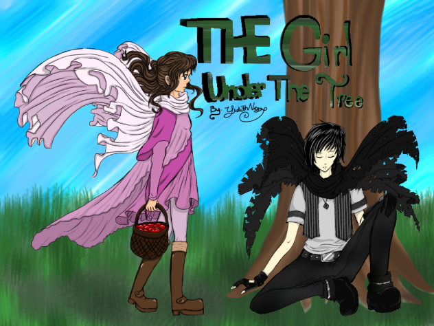 the girl under the tree - ibisPaint