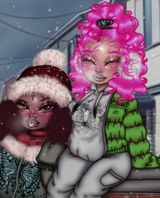 Besties In cold weather - ibisPaint