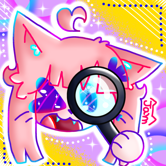 Jammer with a magnifier - ibisPaint