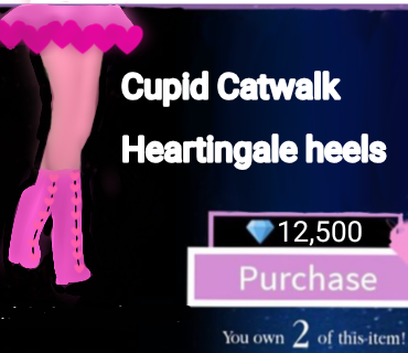 Cupid Catwalk Heartingale heels - ibisPaint