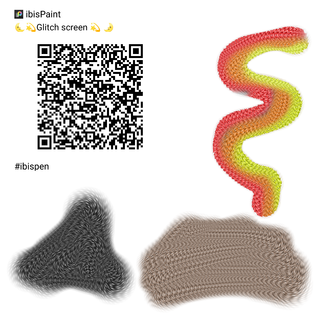 Static TV screen Brush - ibisPaint