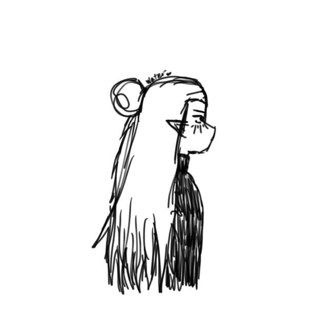 Side profile practice - ibisPaint