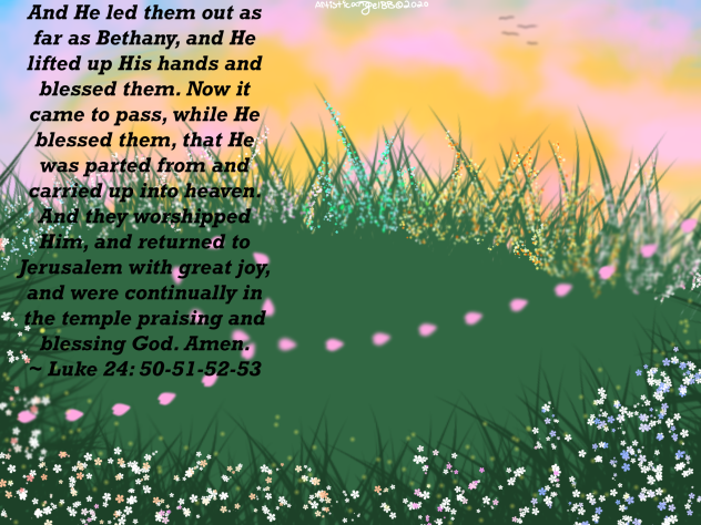 Luke 24 50-51-52-53 - ibisPaint