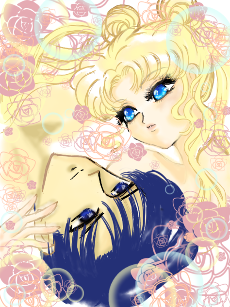 usagi and mamoru - ibisPaint