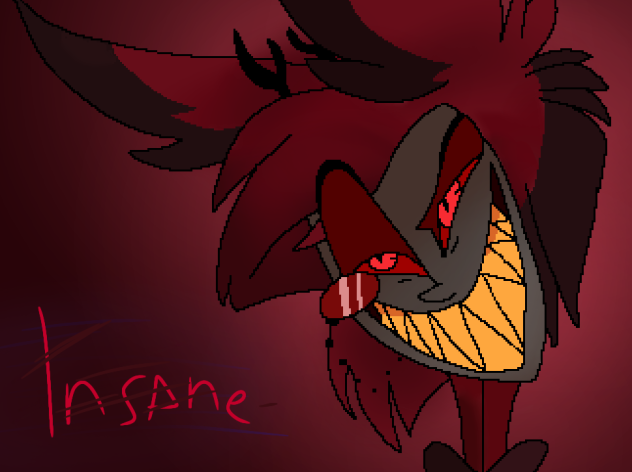 Alastor in pixel art - ibisPaint
