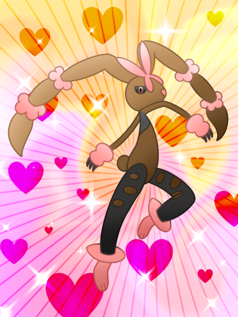 Shiny Lopunny fan art - ibisPaint