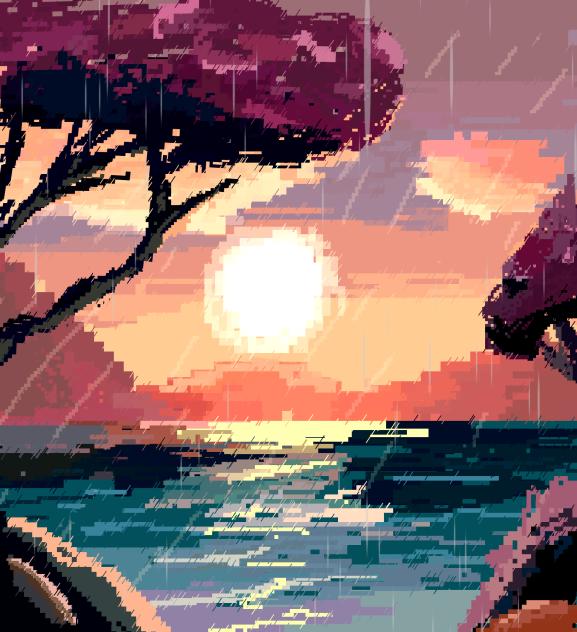 When the sun comes down - ibisPaint