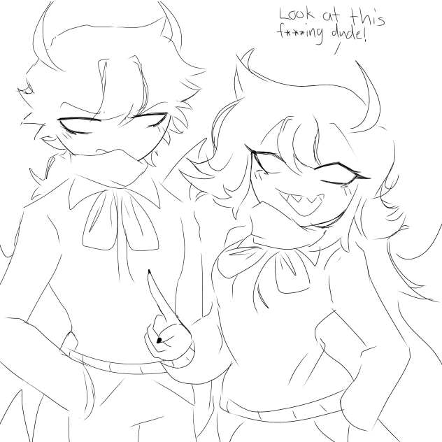 selever and selene - ibisPaint