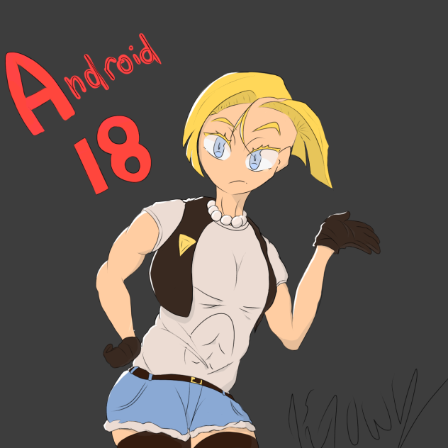 Android 18 Fanart - ibisPaint