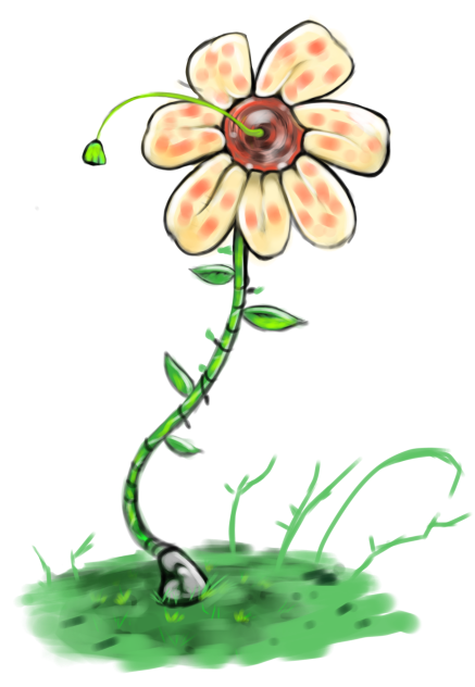 Flor- Moldura - ibisPaint