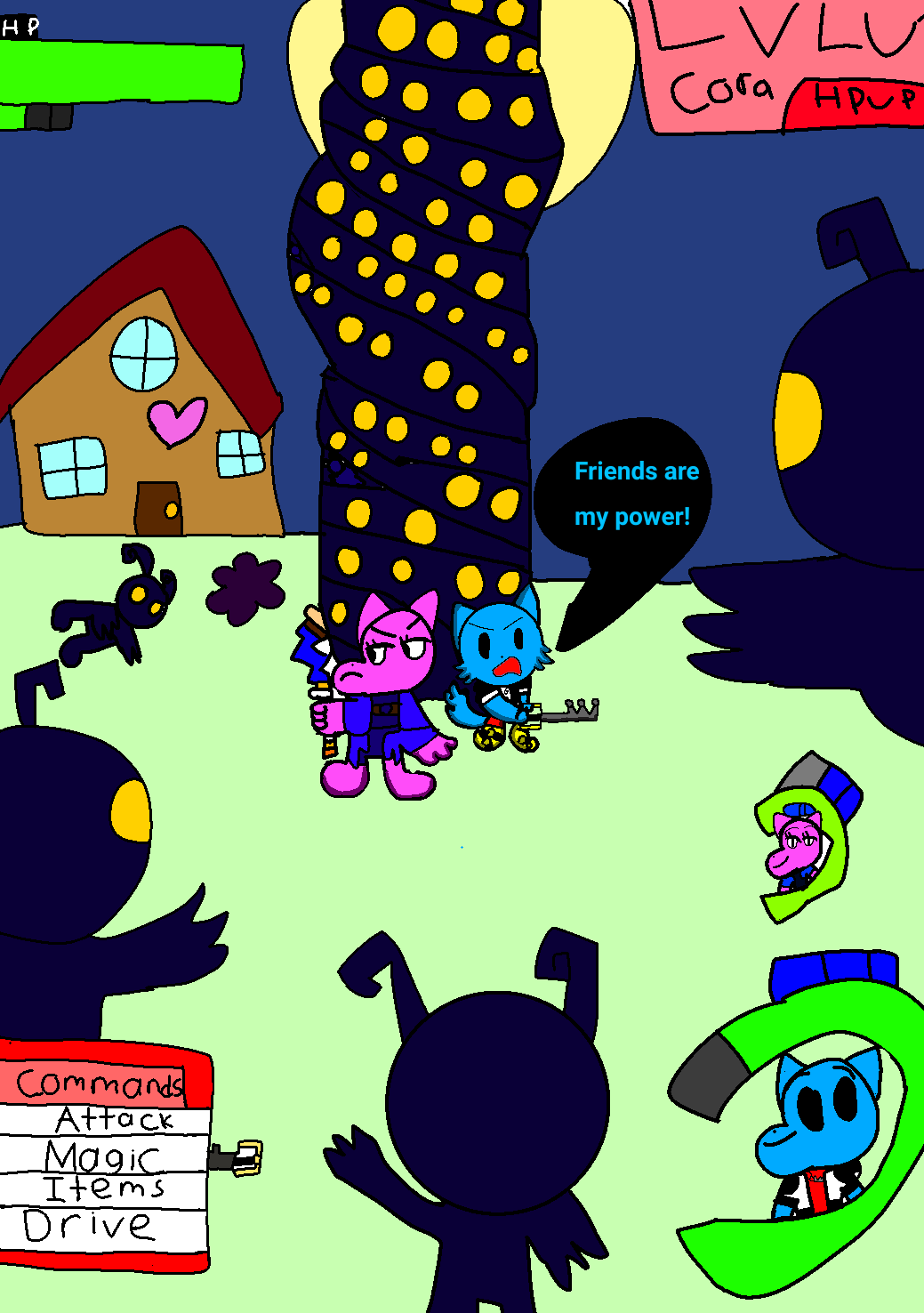 HEARTLESS ATTACK! #shorts - ibisPaint