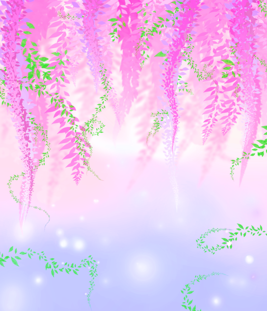 Pink flower garland - ibisPaint