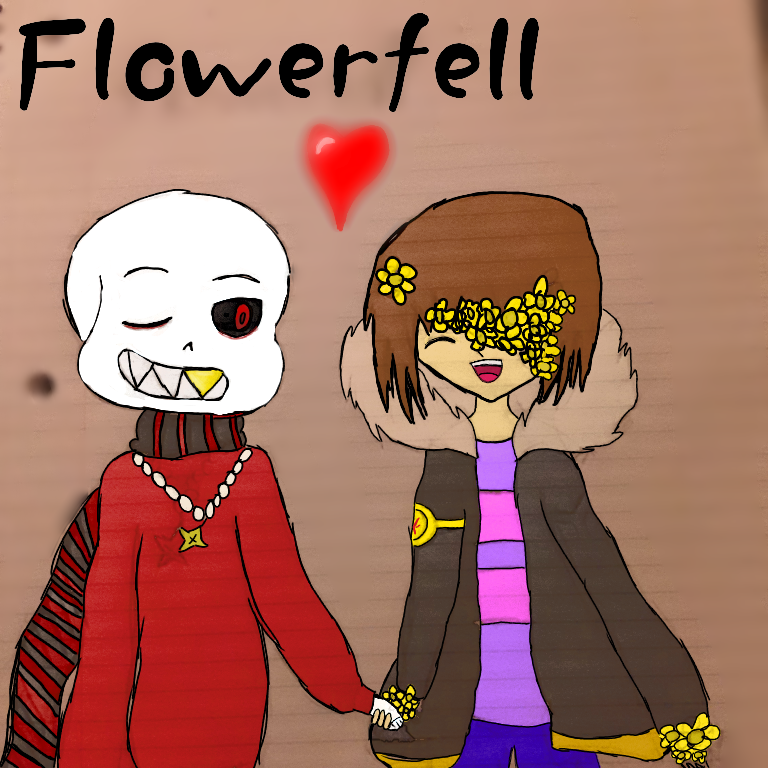 flowerfell sans x frisk - ibisPaint