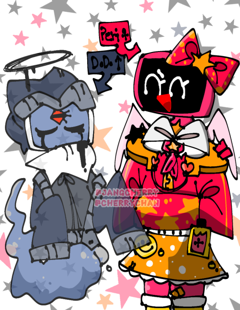 Dodo and Peri - ibisPaint