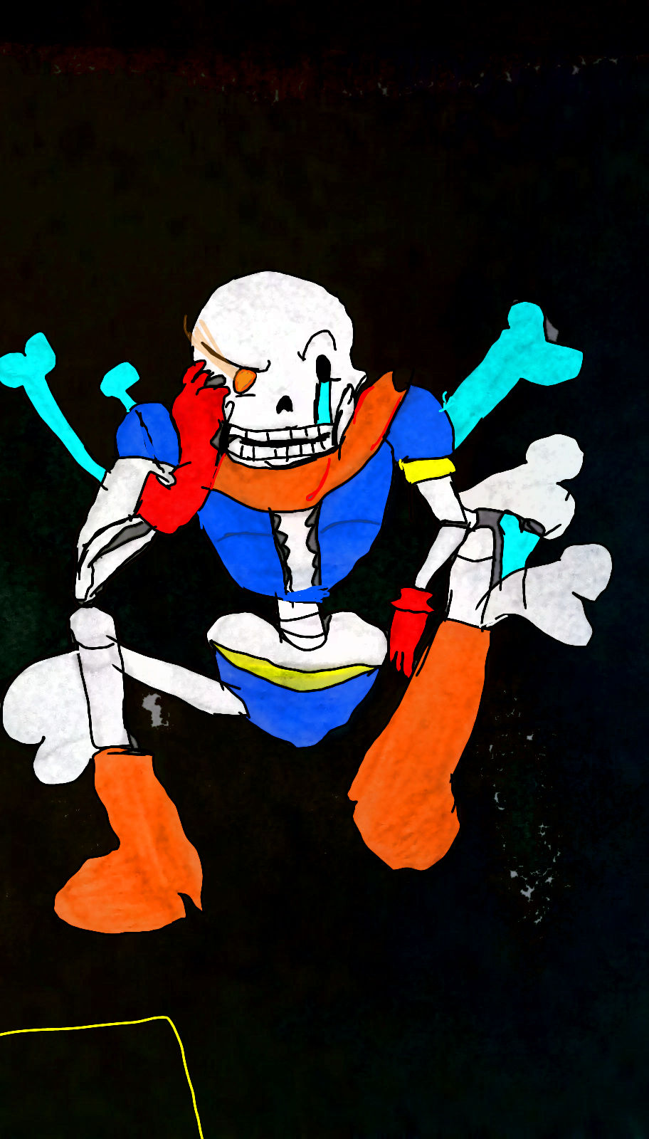 Disbelief Papyrus phase 1 - ibisPaint