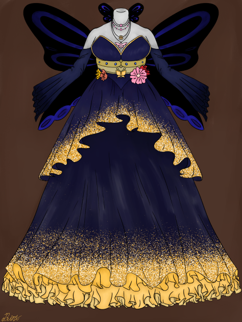 Butterfly Dress - ibisPaint