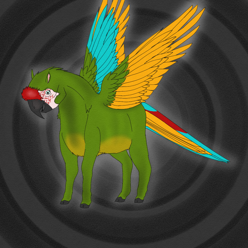 584 (Iceland Horse x Military Macaw) - ibisPaint