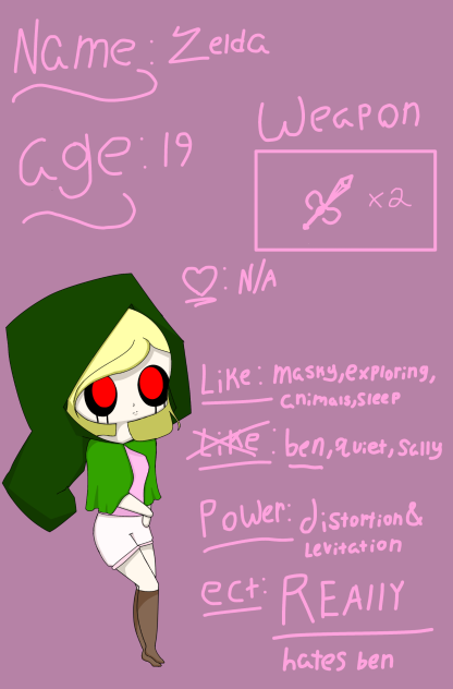 a re design of my very first oc - ibisPaint