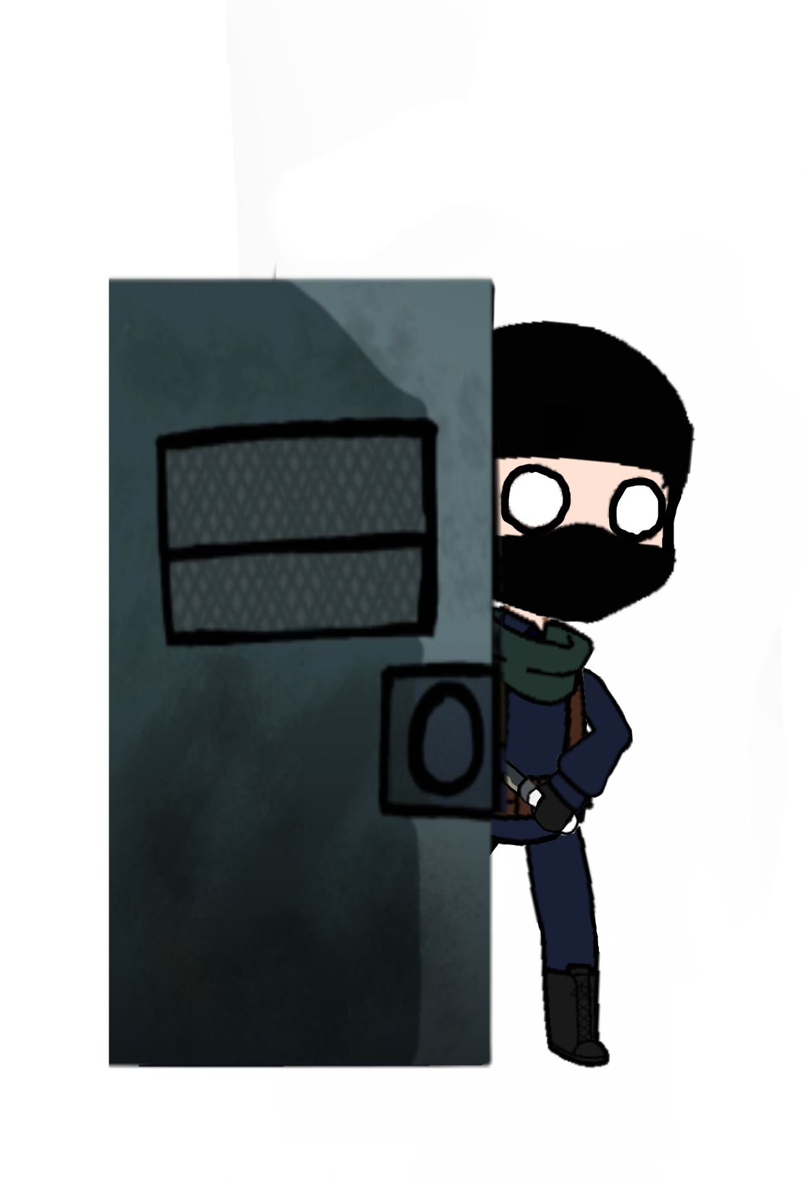 Fnf Door Stuck Gacha edit - ibisPaint