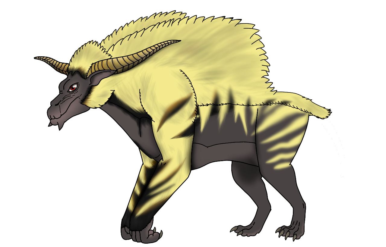 Furious Rajang render - ibisPaint