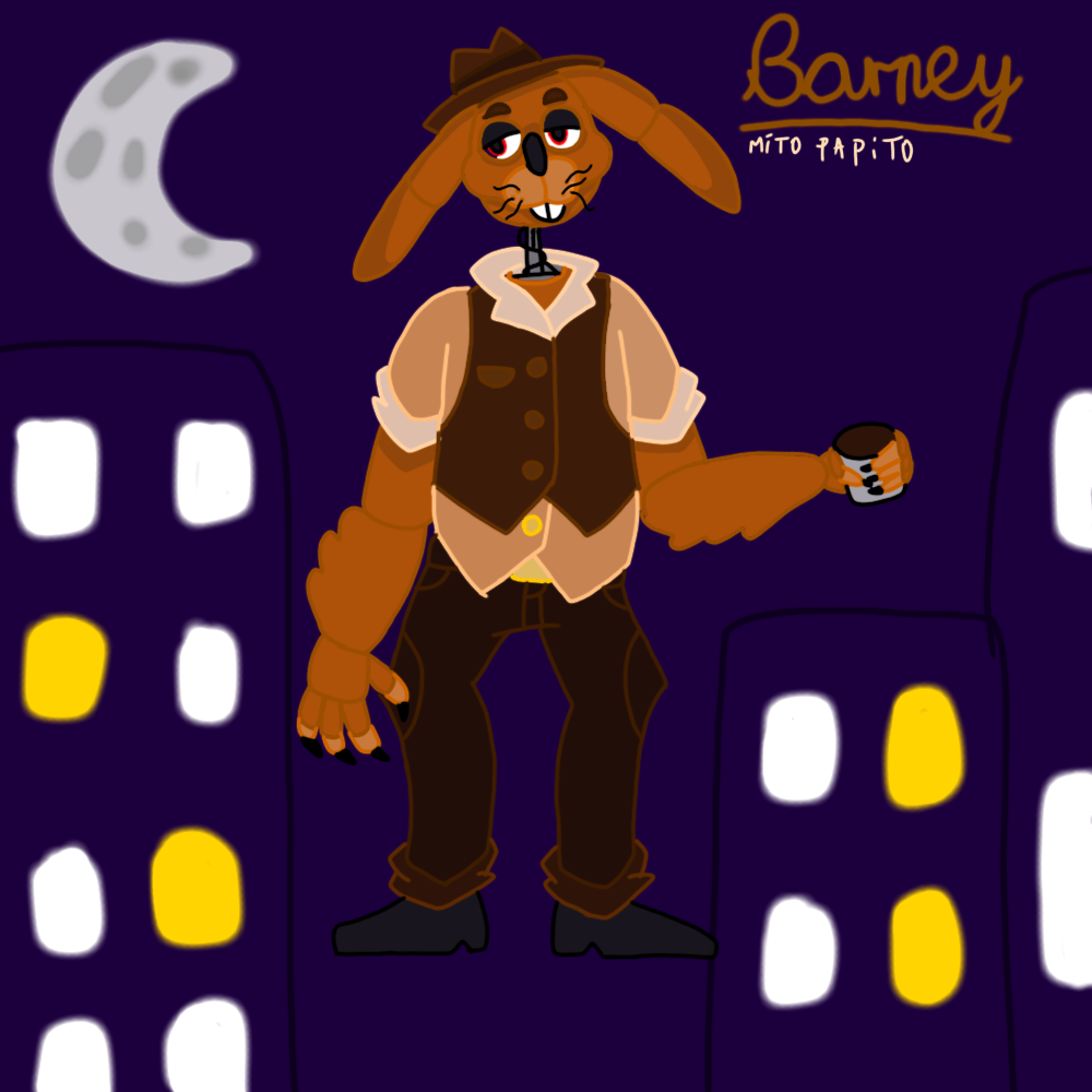 Barney the detective OC - ibisPaint