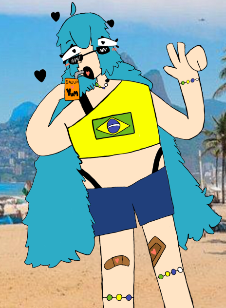 Brazil miku cuz why not and im bored - ibisPaint