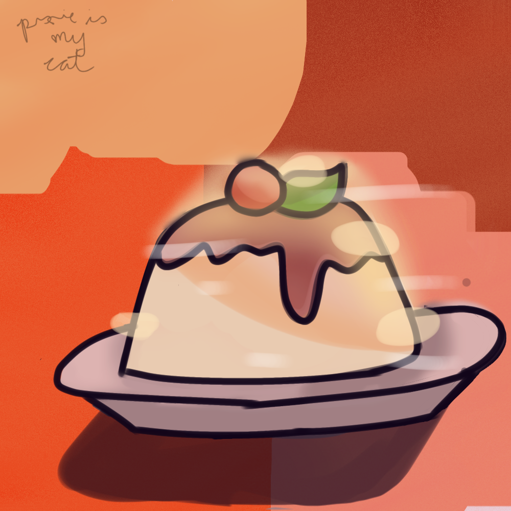 I want pudding - ibisPaint