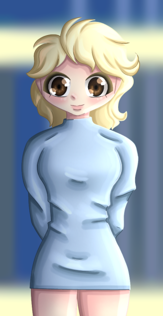 yellow and blue - ibisPaint