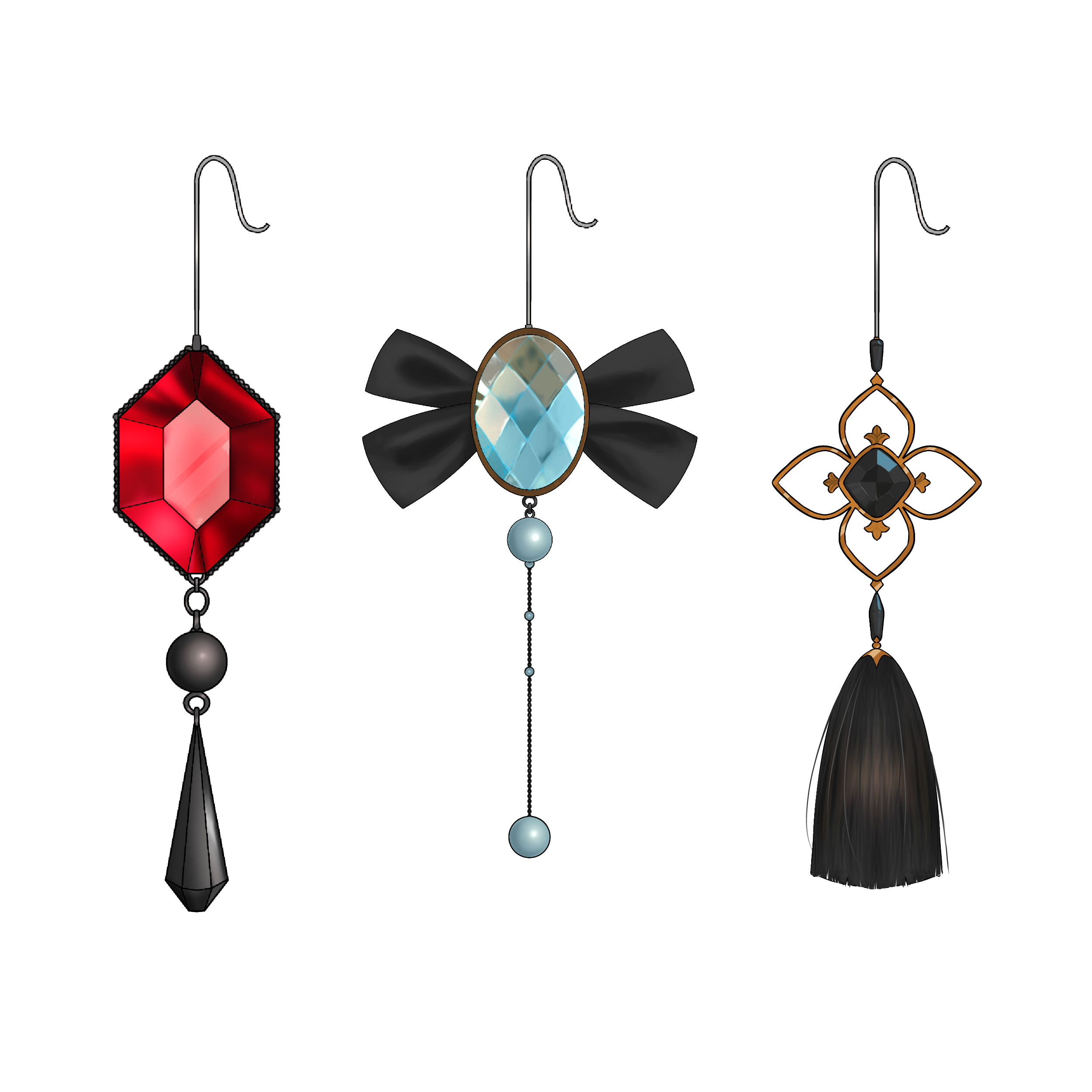 earrings - ibisPaint