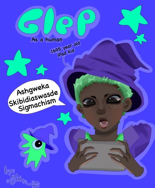 Glep as a human - ibisPaint