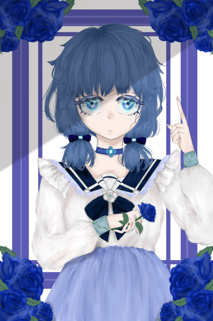 blue Rose - ibisPaint