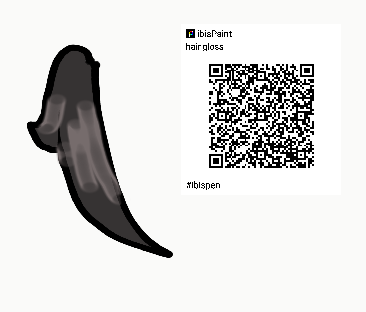 instant hair gloss - ibisPaint